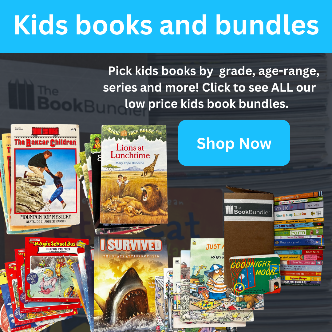 Bulk used books, kids books and book bundles for less - TheBookBundler