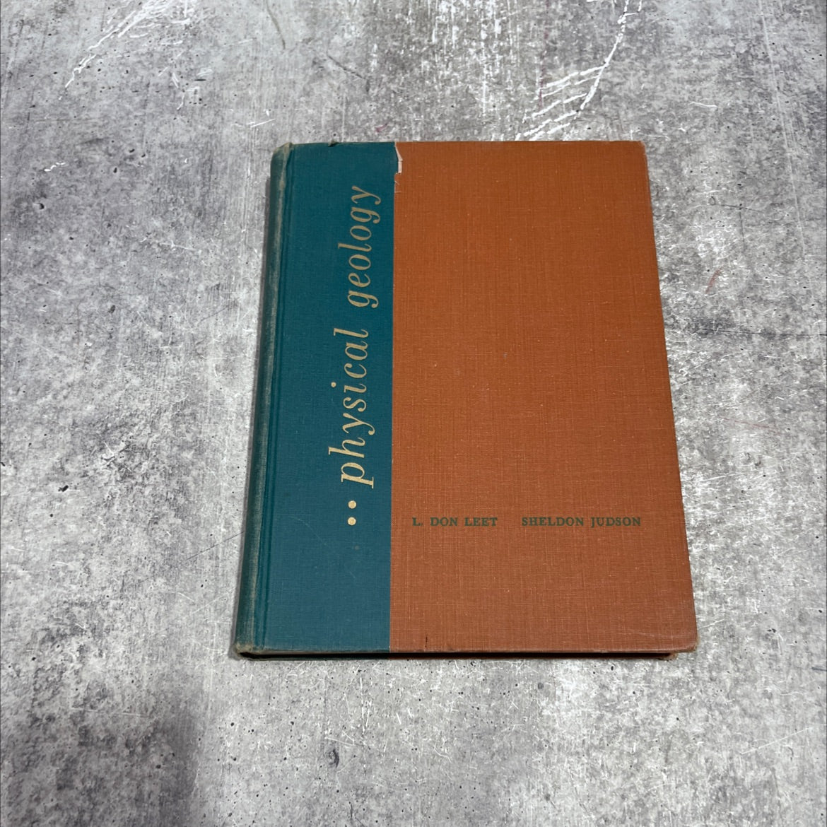 geology book, by L. Don Leet, Sheldon Judson, 1954 Hardcover ...
