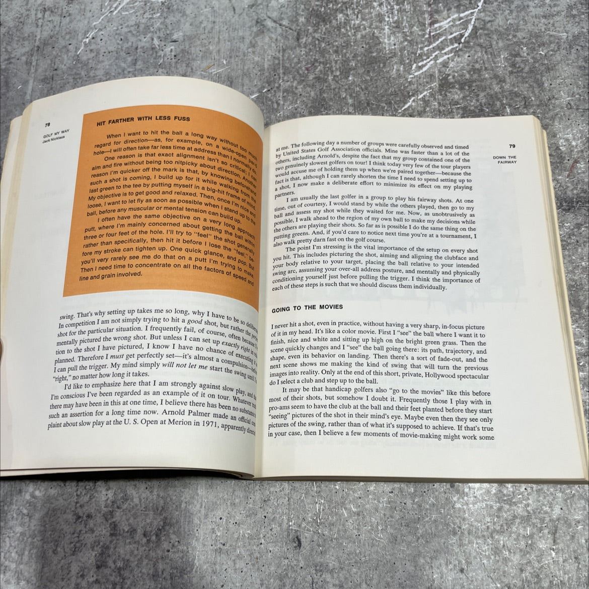 golf my way book, by Jack Nicklaus, 1974 Paperback – TheBookBundler