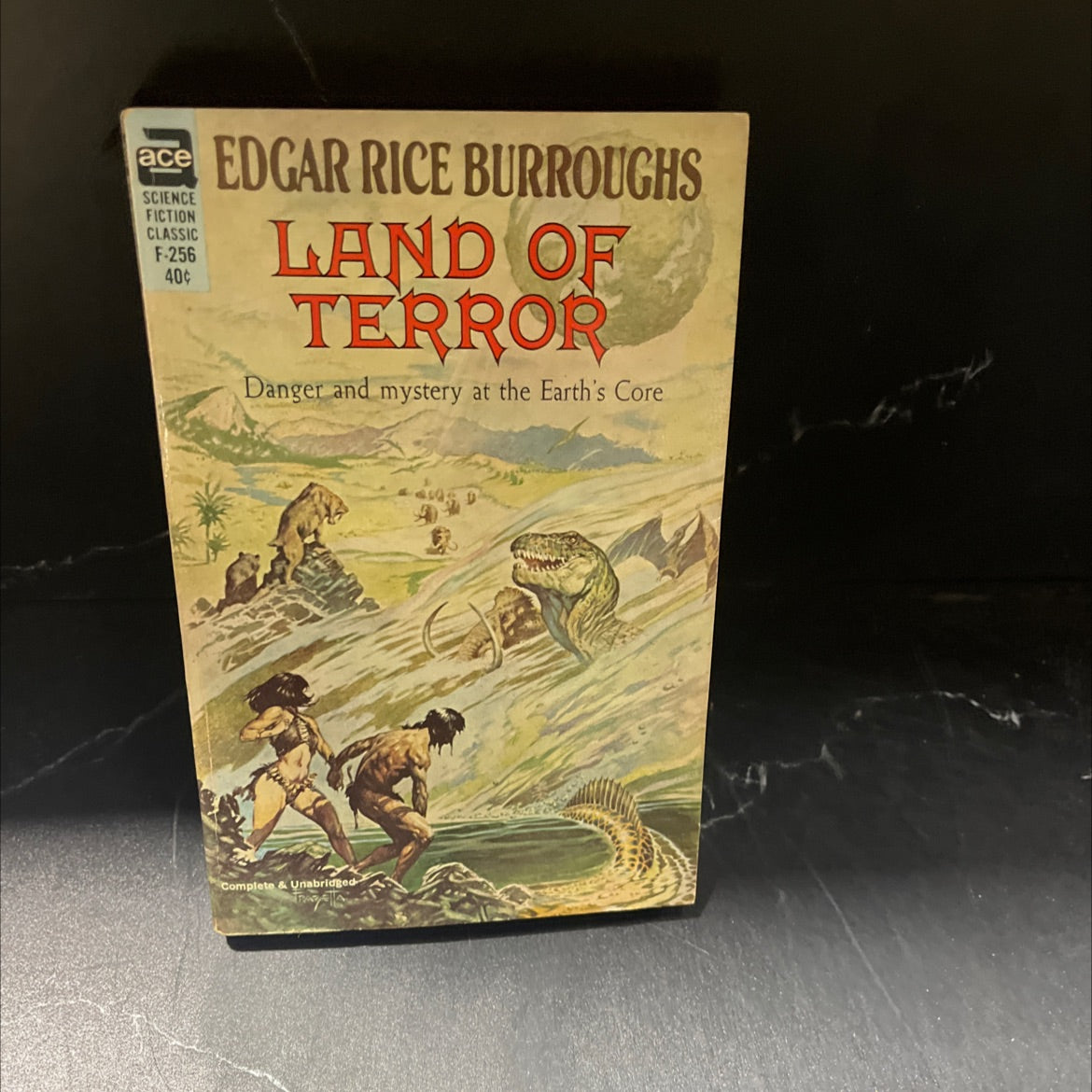 land of terror book, by edgar rice burroughs, 1944 Paperback ...