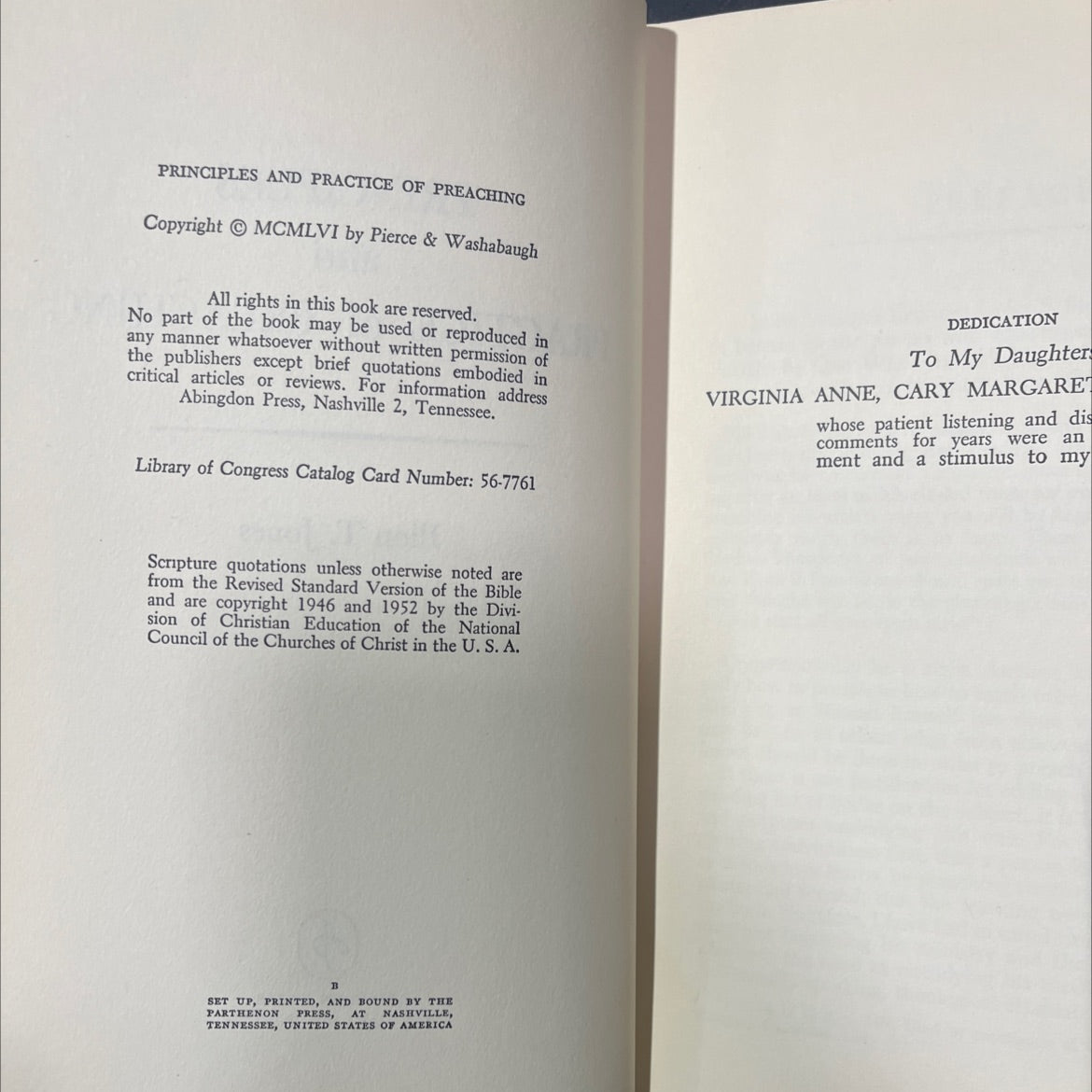 principles and practice of preaching book, by ilion t. jones, 1956 Har – TheBookBundler