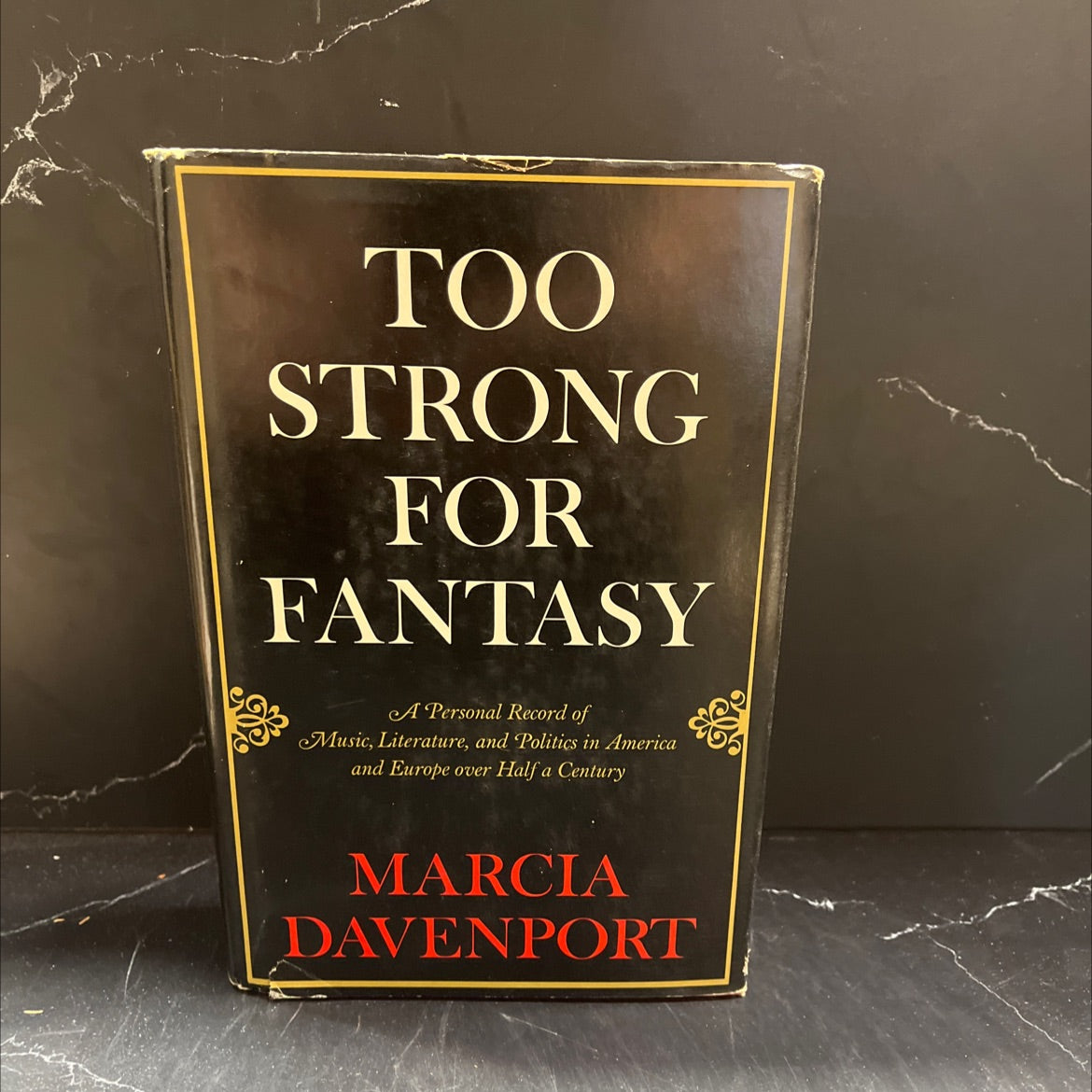 too strong for fantasy book, by marcia davenport, 1967 Hardcover ...