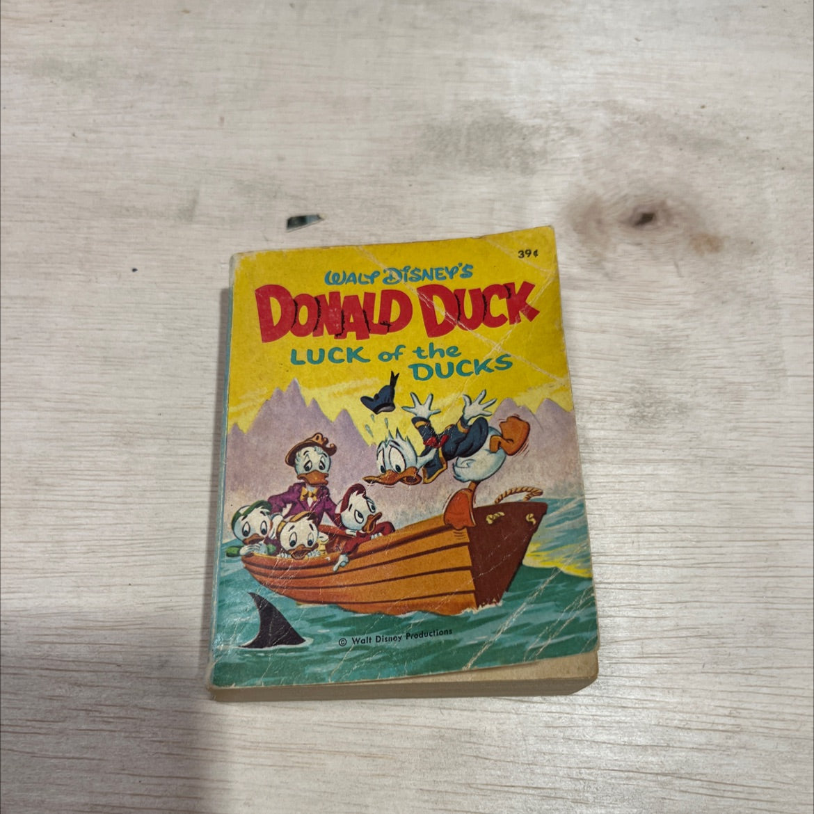 walt disney's donald duck luck of the ducks book, by carl fallberg, 19 ...