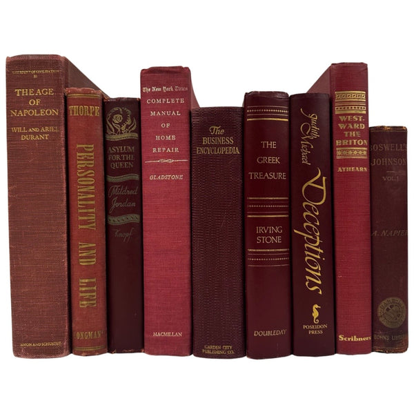 Vintage & Antique Books by Color & foot | Designer Grade Authentic Boo ...