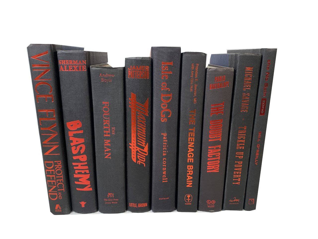 Modern Black Books with Color Accents | Decorative Books by Color | By ...